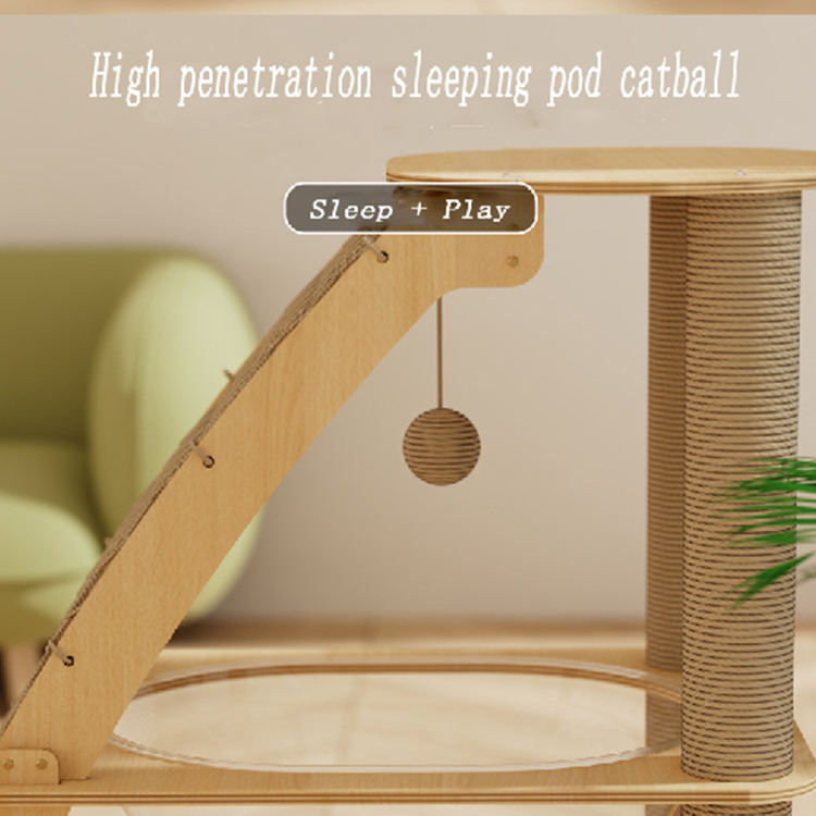 Modern Style Luxury Simulation Bed High Grade Wooden Outdoor Cat ...