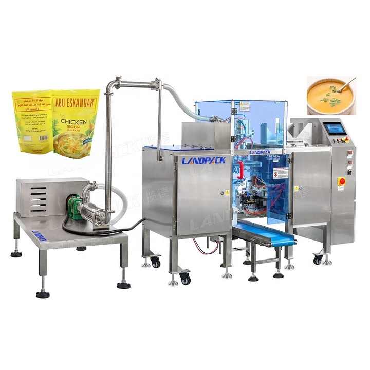 Soup Premade Retort Stand up Packet Bag Pouch Filling Sealing Packaging ...