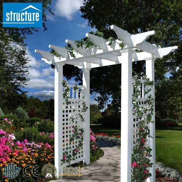 PVC Plastic Arbor Garden Trellis - Durable & ECO FRIENDLY