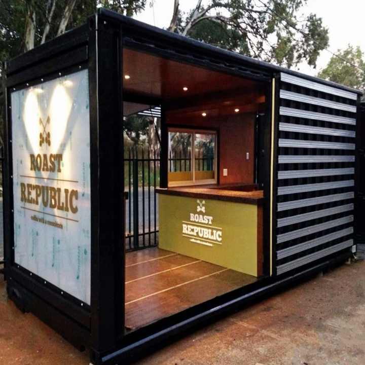 Multifunctional Miniature 20ft Container Shop bar Clinic Prebuilt Steel ...