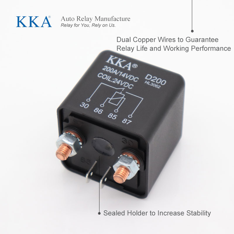 KKA-D200 장기형 릴레이 24V 200A [TYE-RL114] / 디바이스마트