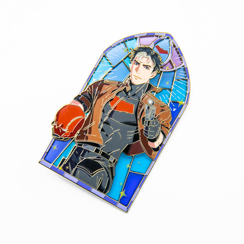 LGC Wholesale Custom Anime Character Metal Enamel Pin, Stained Glass ...