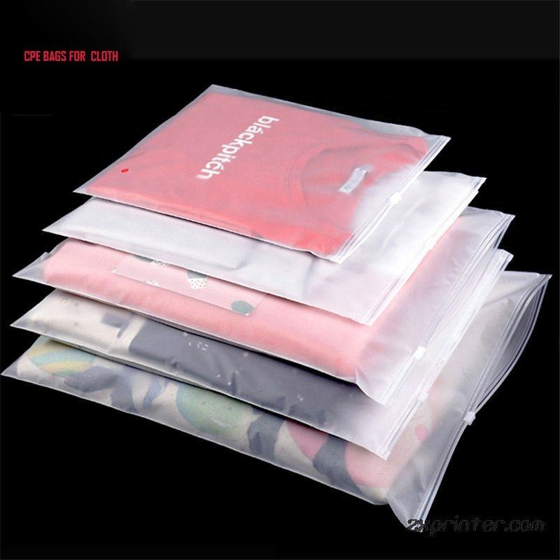 clear LDPE Poly Bag with Suffocation Warning Transparent PE Ziplock Bag ...