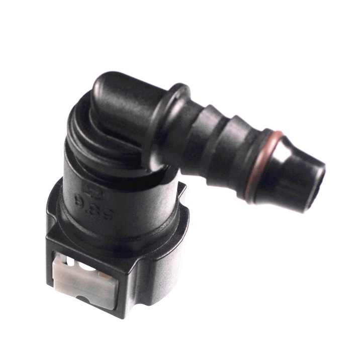 PA12 GF30% Fuel Line Quick Connector for Vehicle Hoses | SAE10 Steel ...