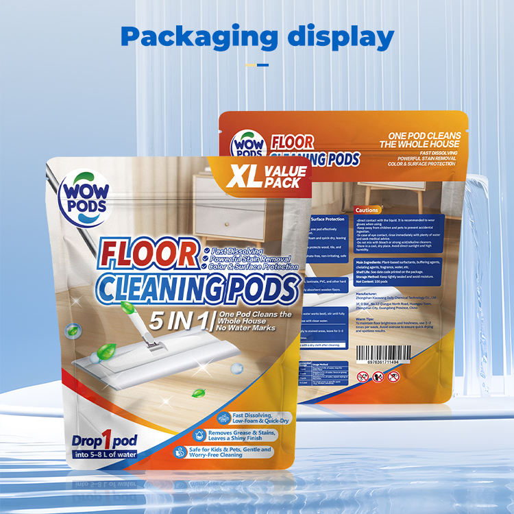 OEM ODM Private Label Household 1 Chamber Floor Cleaning Powder Beads ...