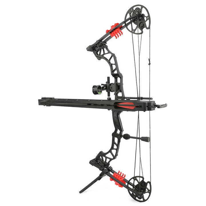 Powerful Compound Recurve Bow Catapult: Six Continuous Fire Arrows for ...