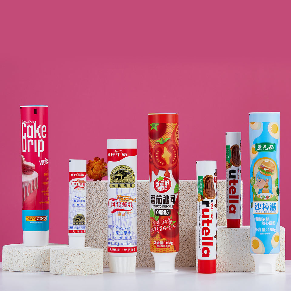 Customized Soft Jam Chocolate Candy Packaging Tube Food Tube ABL ...