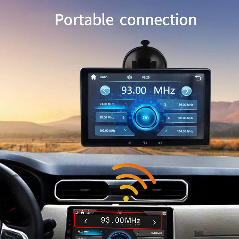 Universal Portable Wireless 7 Inch Touch Screen Car Radio Carplay