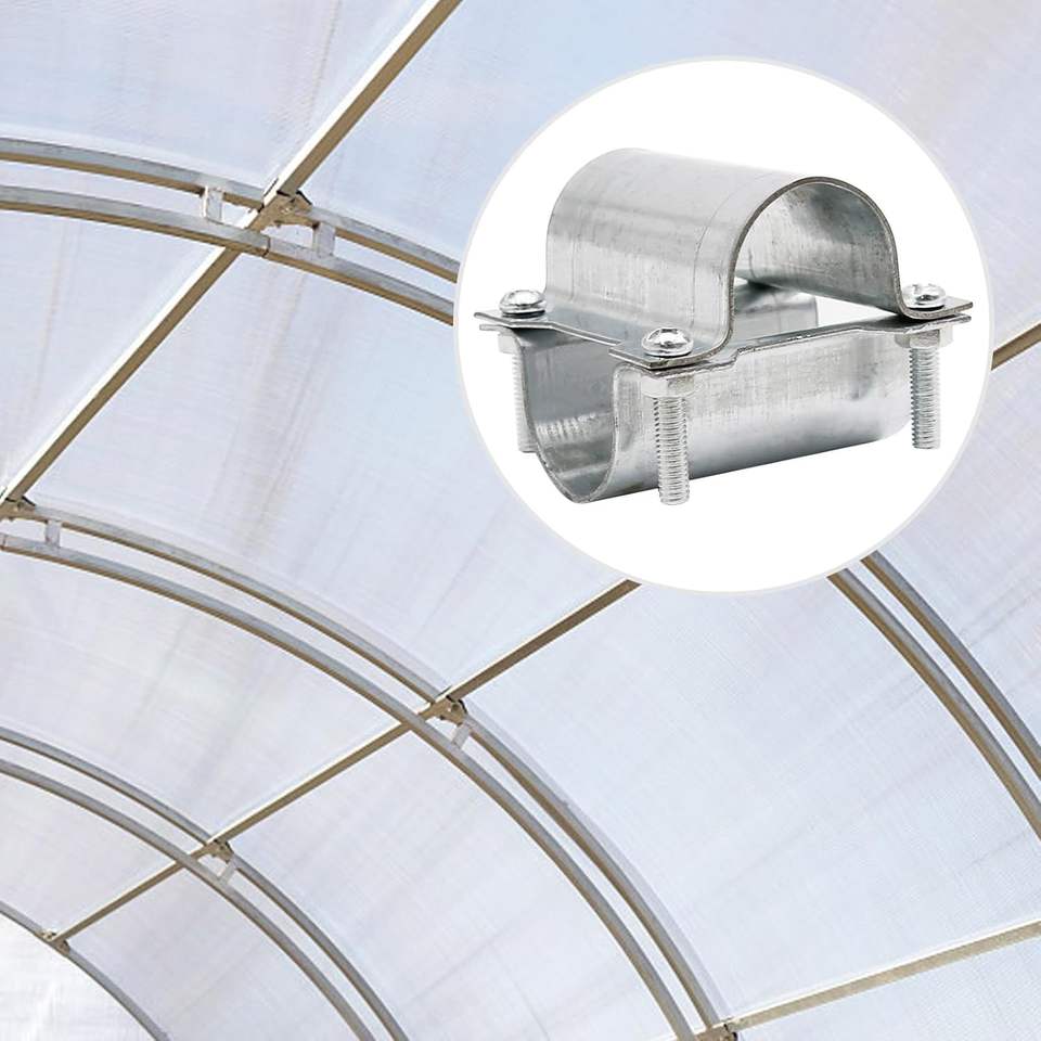 Stainless Steel Cross Grid Pipe Connector Greenhouse Chain Link Fence ...