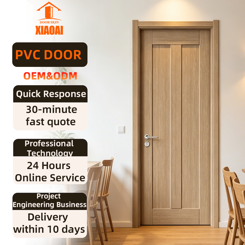 High Quality Minimalist PVC Interior Door Waterproof Hospital & Hotel ...