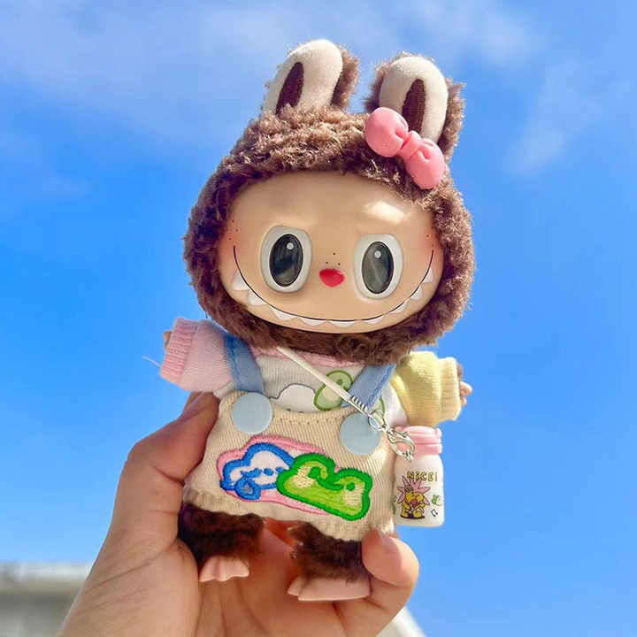 Labubu Pvc Bubble Matt Pendant Blind Box Toy Figura Bonito Labubuva ...