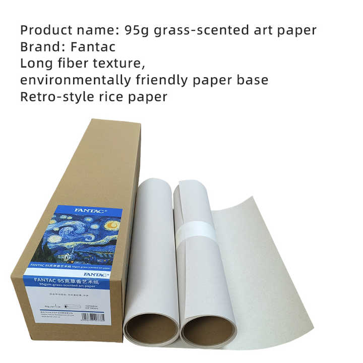 FANTAC 95g Grass-Scented Art Paper - Ideal for Inkjet Printing