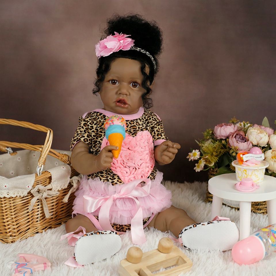 Lifereborn Magnetic Pacifier American Africa Reborn Baby Doll Heavy ...