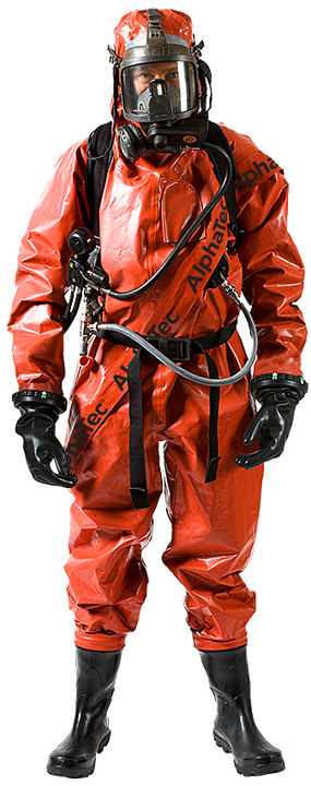 New Chemical Protective Suit Sulfuric Acid Resistant Industrial Safety ...