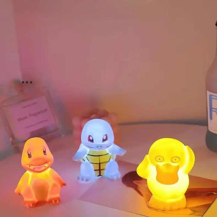 Super Cute Kawaii PVC Anime Figure Lamp Toys - Shine Pika