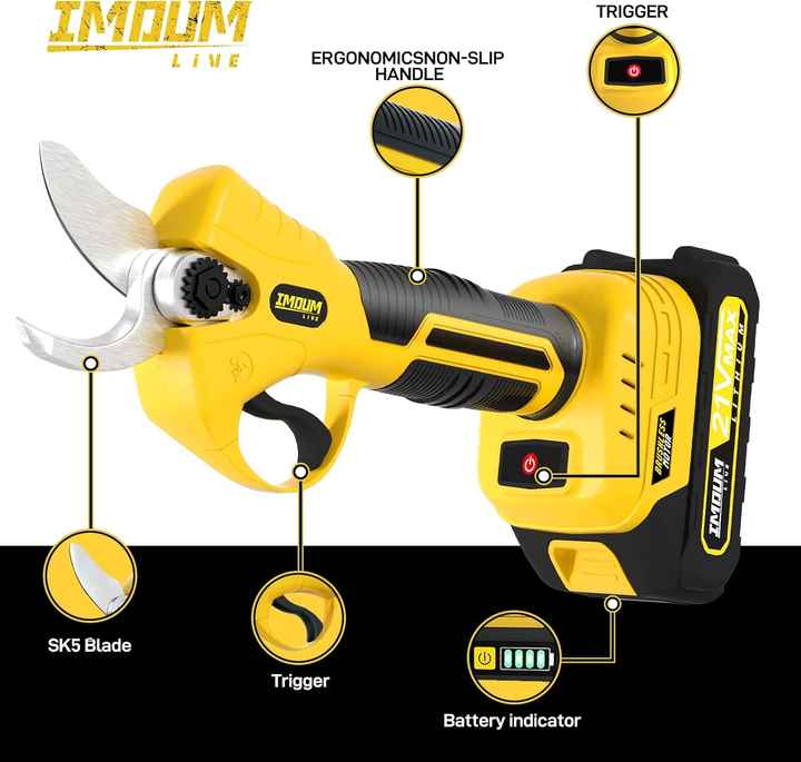 Electric Iron Scissors Brushless Electric Pruning Shears and Tree ...