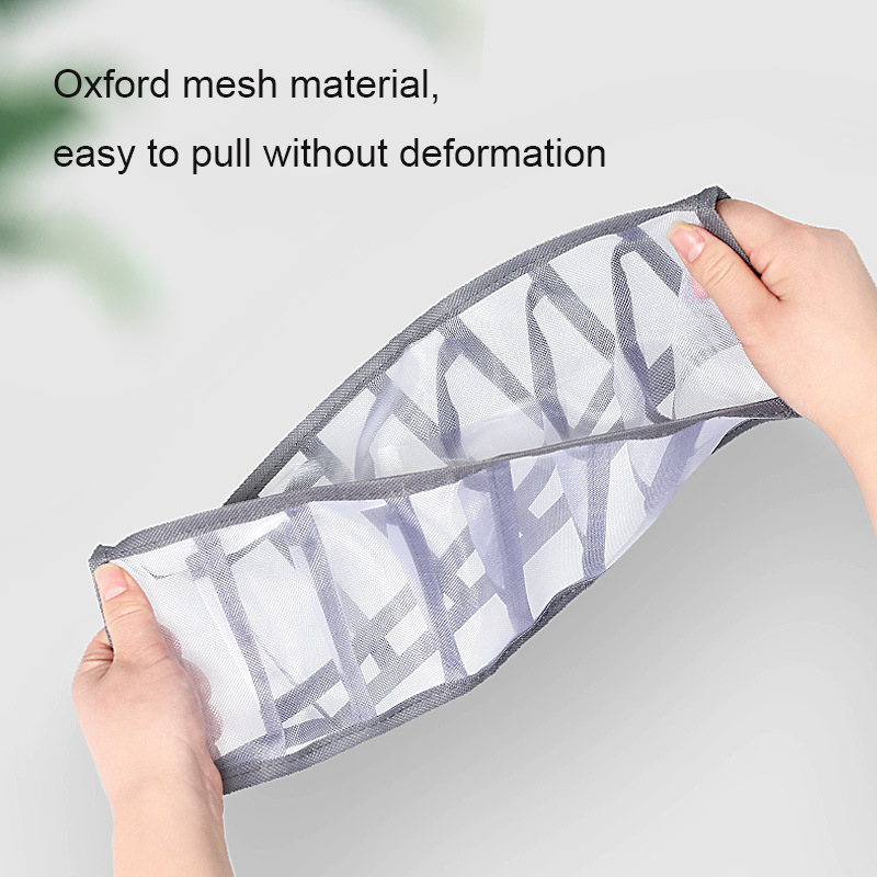 6 Grids/7 Grids/11 Grids Fabric Clothes Organizer for Closet and ...