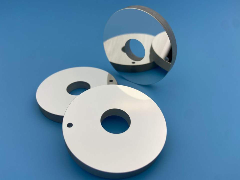 Factory K9 Al Silver High Reflection Coating with Tiny Hole, K9 Glass ...