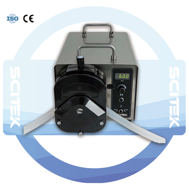 SCITEK Basic Peristaltic Pump Front panel display 4~600rpm Peristaltic Pump for laboratory ...