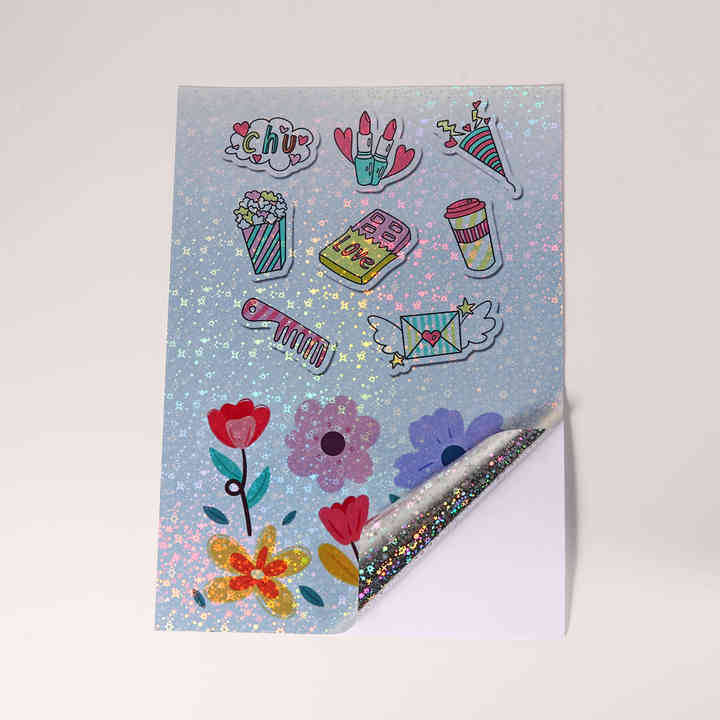 Waterproof A4 Printable Vinyl Sticker Paper Roll Laser Printing Laser ...