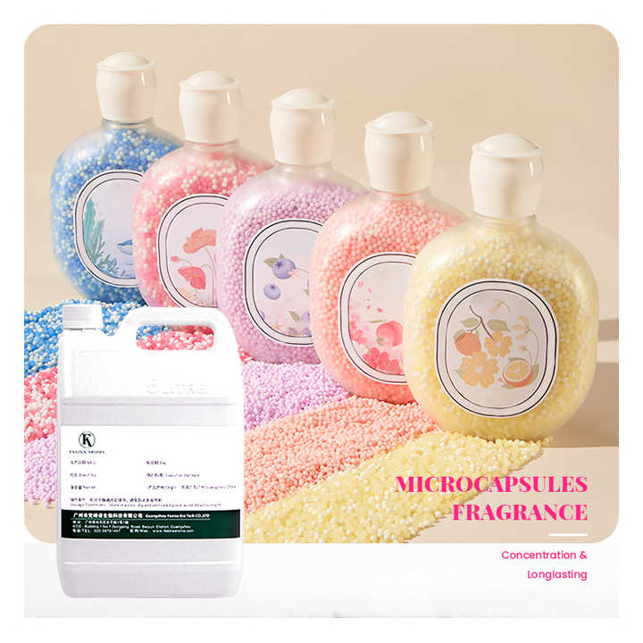 Mint Lemon Floral Fragrance Microcapsules for Detergents