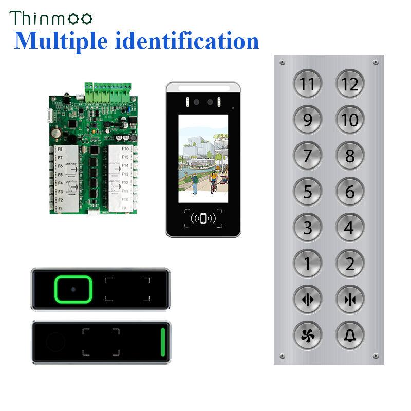 Elevator Control Panel with QR Code Access, Card Operation, and Secure ...