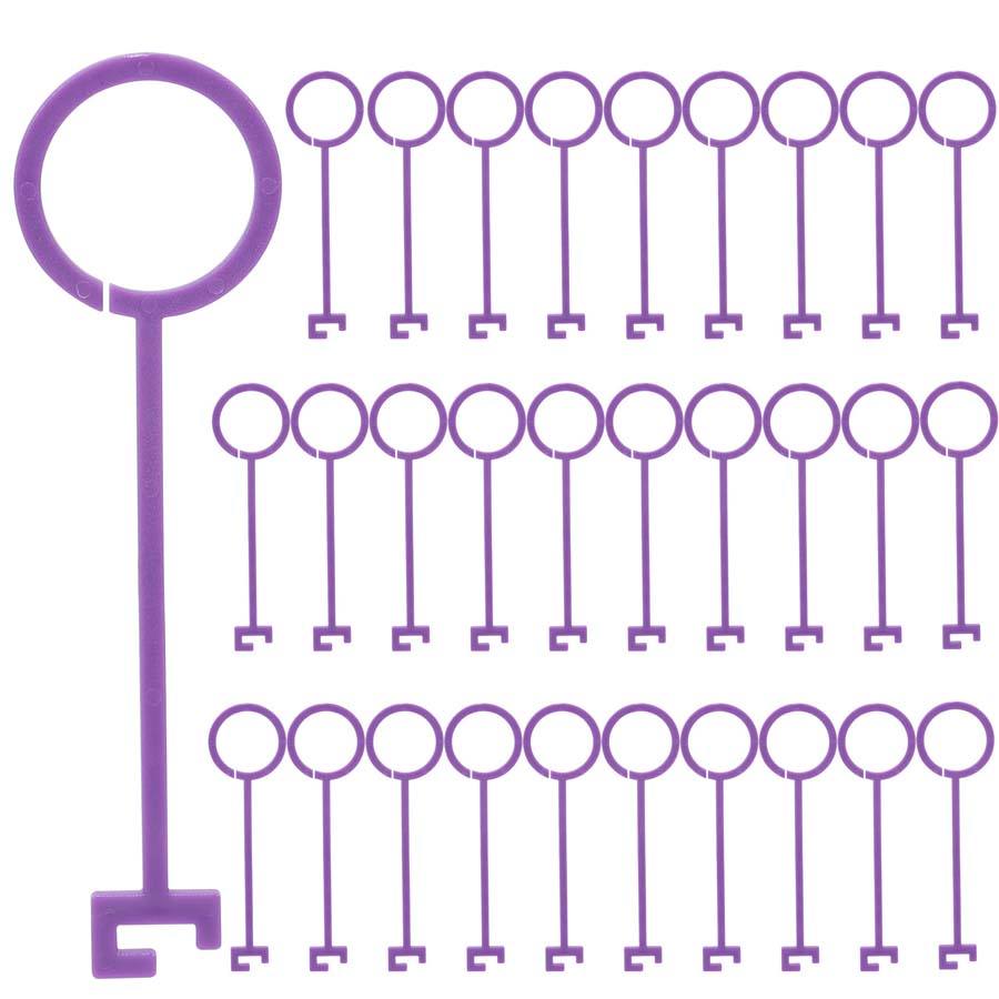 Versatile Purple Pigeon Hooks for Clay Target Practice