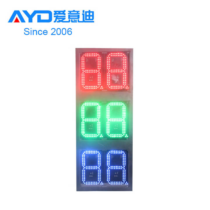 PCB 7 Segment LED Display Board Controller With SDK Gas Station LED ...