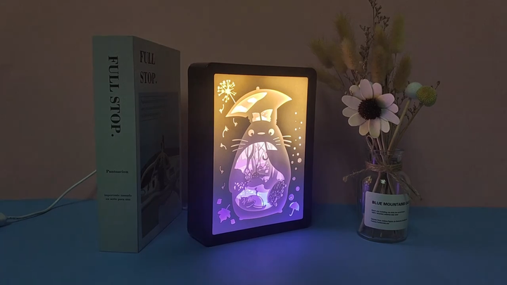 Custom 3D Anime Shadow Box Picture Frame for Wall Decor & DIY