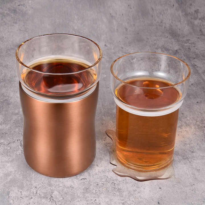Chilled Drinkware Double -Walled Stainless Steel Insulated Hybrid ...