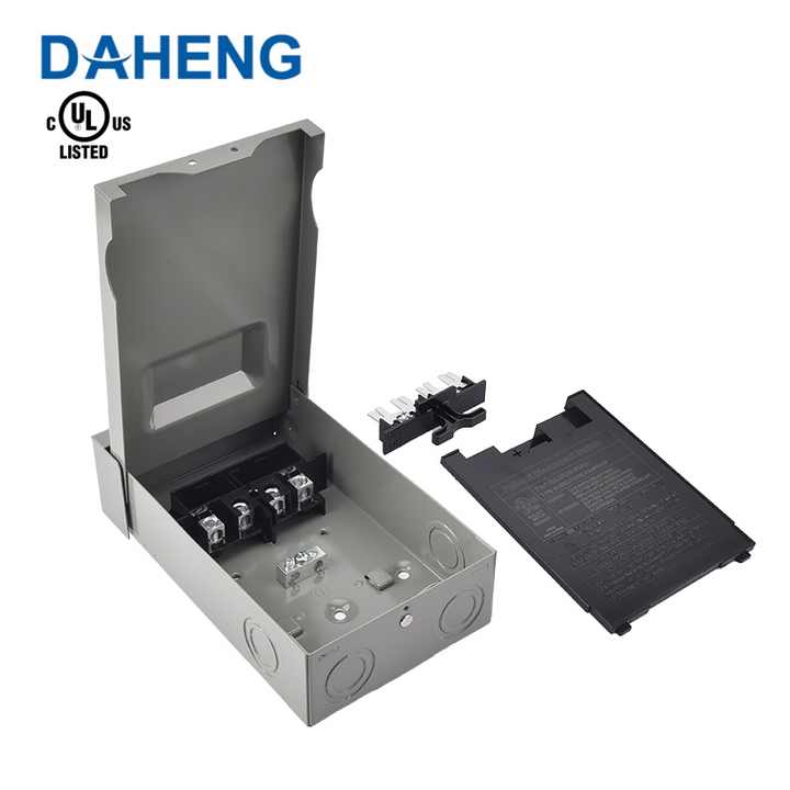 240V 30A Ac GFCI Metal Hvac Disconnect Switch Internal Surge Protection ...