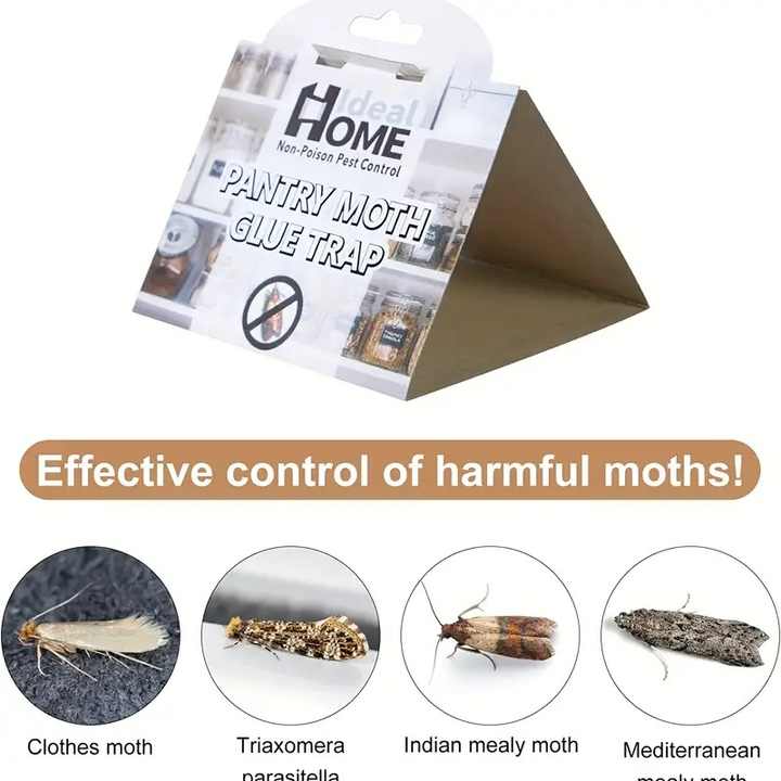 Moth Trap Sticky Glue Plastic Insect Repellent for Closet Wardrobe ...