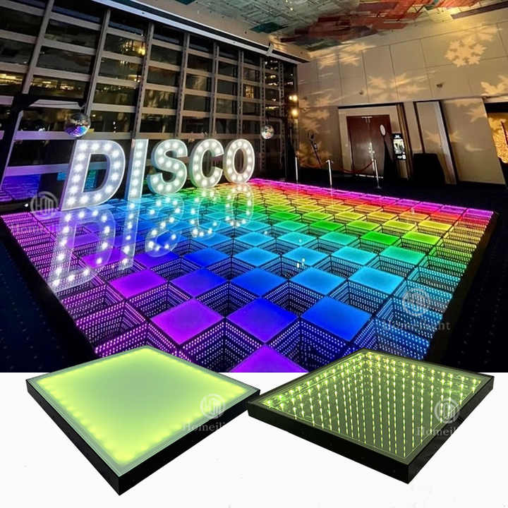 12x12ft DJ Night Club Light - 3D LED Mirror Dance Floor