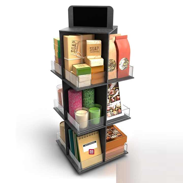 Factory Custom Durable Market Retail Shop Display Stand Cardboard ...