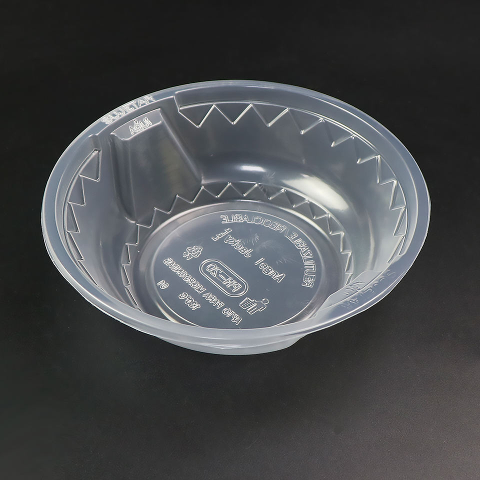 Customize Disposable 1000ml White PP Plastic Takeaway Hot Soup Bowl ...