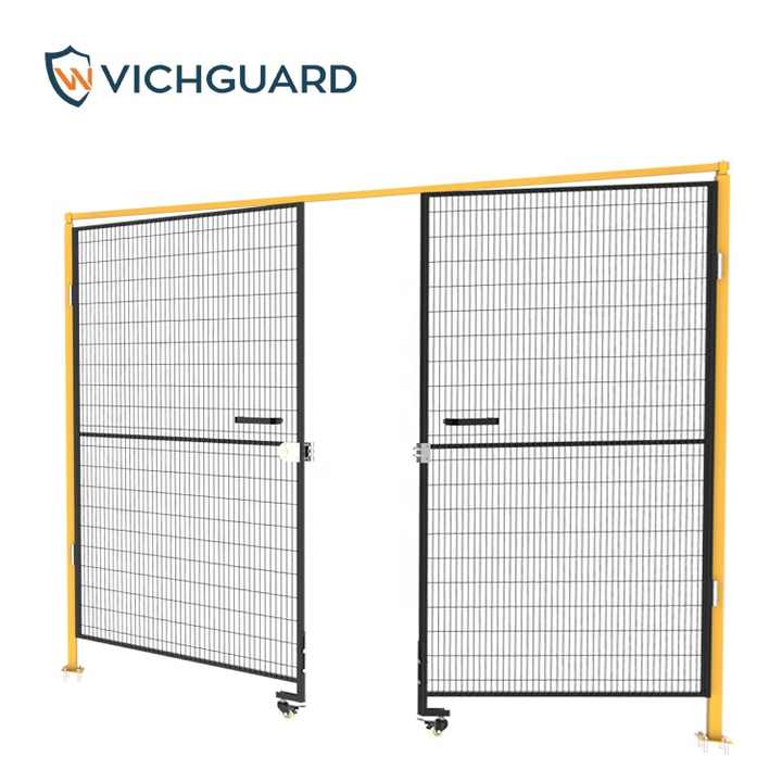 Vichnet Wire Mesh and Warehouse Guarding Safety Fencing Single Hinged ...