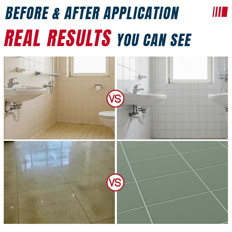 MANZZ Water-based Tile Paint Tile Refinishing Paint Easy-to-apply ...