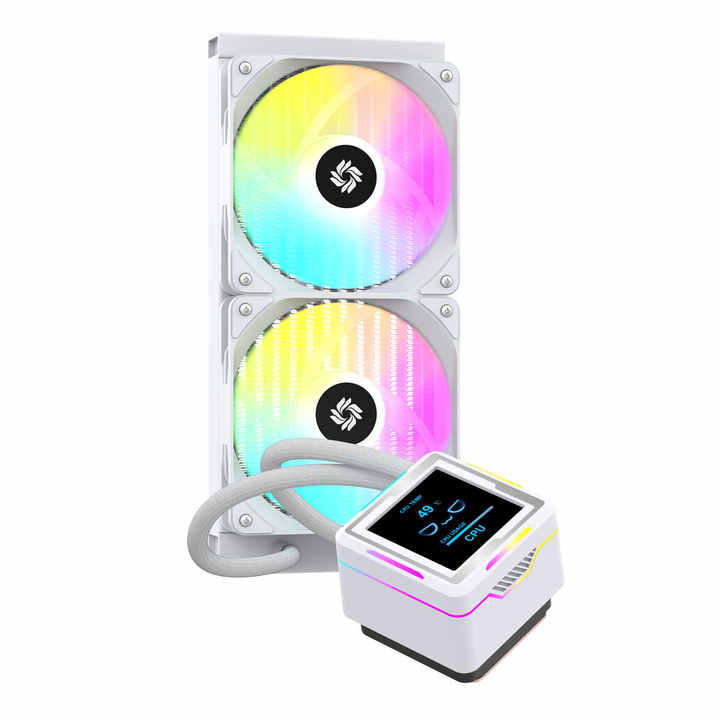 ICICLEFLOW Liquid CPU Cooler - 360mm Water Cooling Radiator