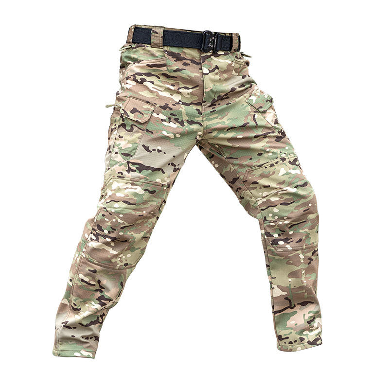 IX7 Men's Tactical Work Pants-Elastic Canvas Zipper Fly Waterproof ...