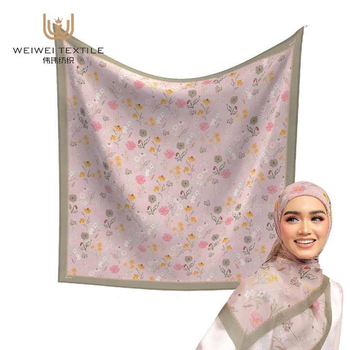 Bawal Printed Cotton Voile Malaysia Shawl Scarf Tudung-malaysia ...