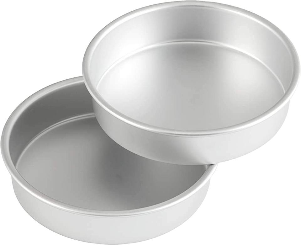 Aluminum Vertical Edge Deep Pizza Cake Pan Straight Side Round Deep ...