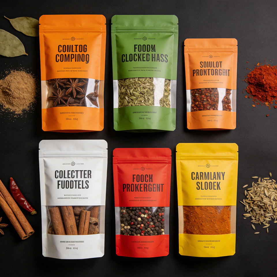 High-Barrier Aroma Lock & Moisture/Odor Proof Cross-Border Spice Bags ...