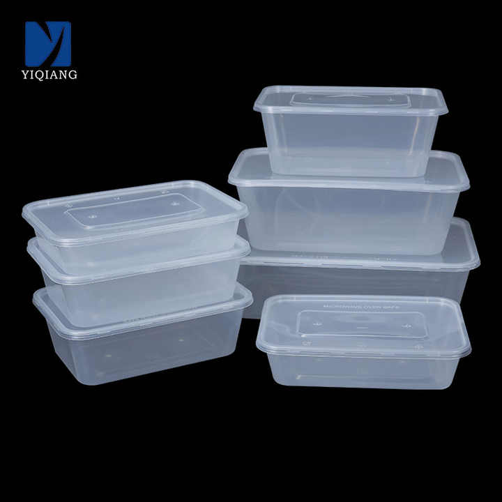 500ml Rectangular Plastic Food Container - Microwave & Freeze