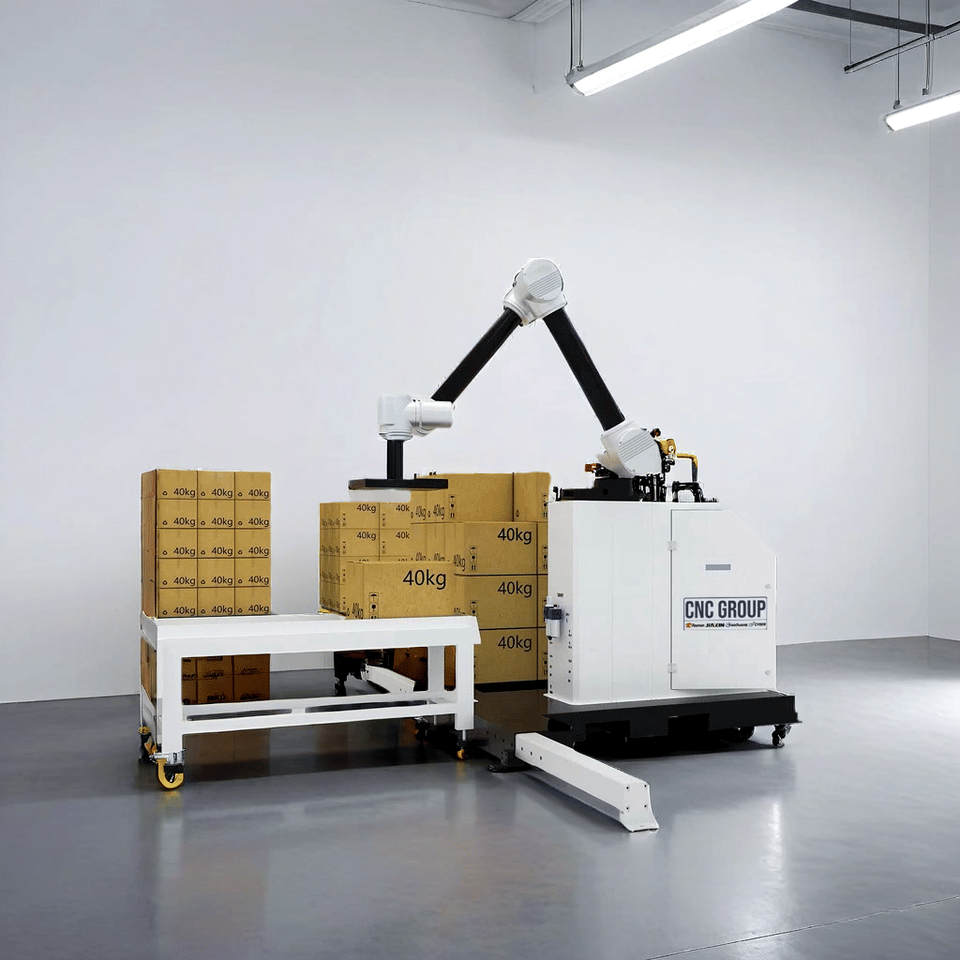 Pick and Place Palletizer Robotic Arm Bag Box Pallet Styling Mover ...