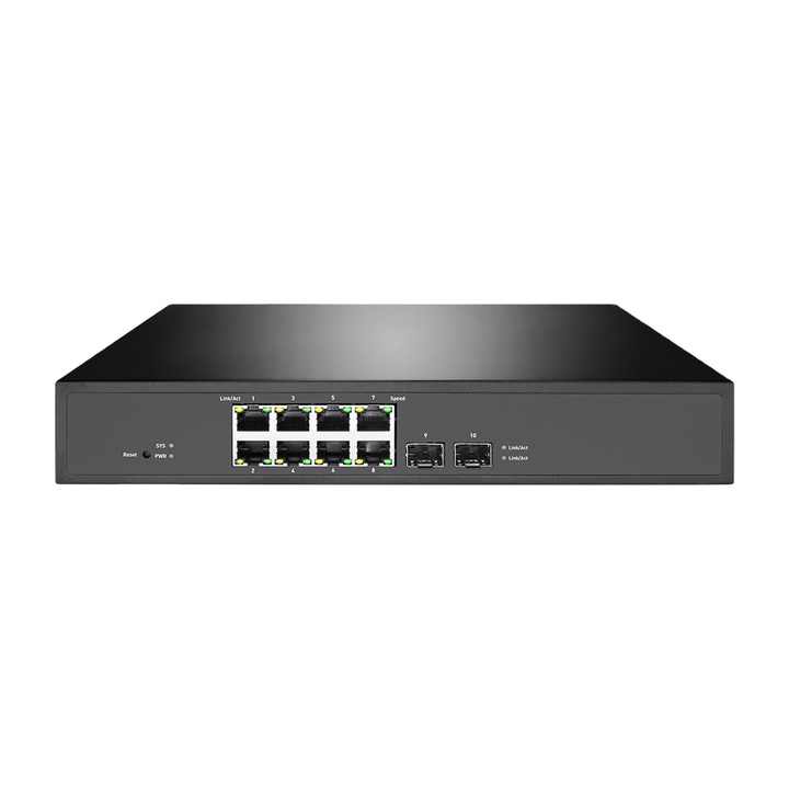 8 Port Gigabit Smart Poe Switch With 2 Sfp Ports Layer 2 Managed 802 ...