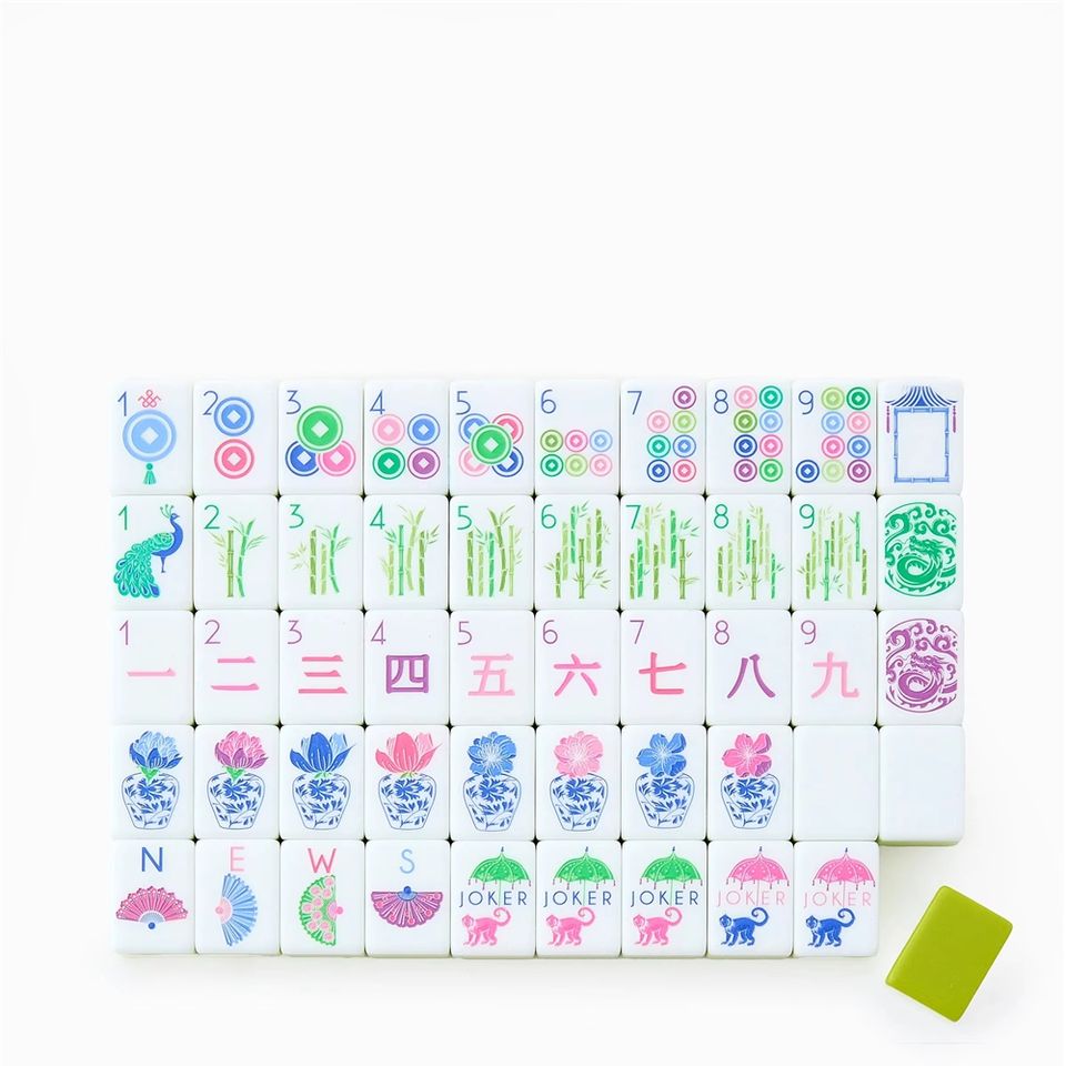Limoncello Luxury Modern Mahjong Tiles American Jewish Acrylic 164 ...
