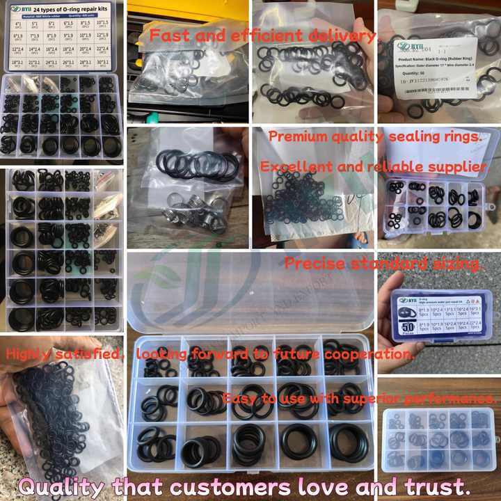 Rubber O-ring Custom Rubber O-Rings Manufacturer - NBR FKM Silicone ...