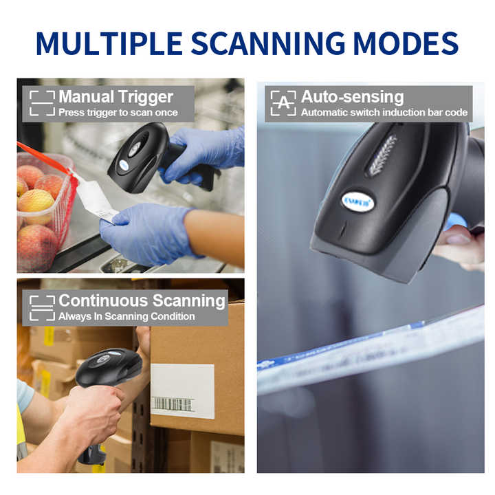 EVAWGIB Cheapest 1D&2D Supermarket Handheld Barcode Scanner Bar Code ...