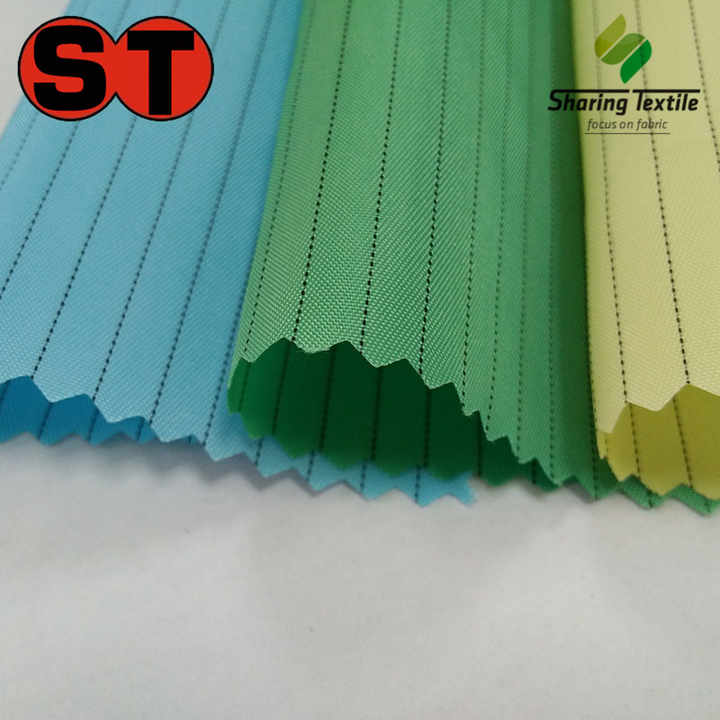 75D Anti-Static Poly ESD Conductive Stripe Fabric Lining Fabric Bulk ...