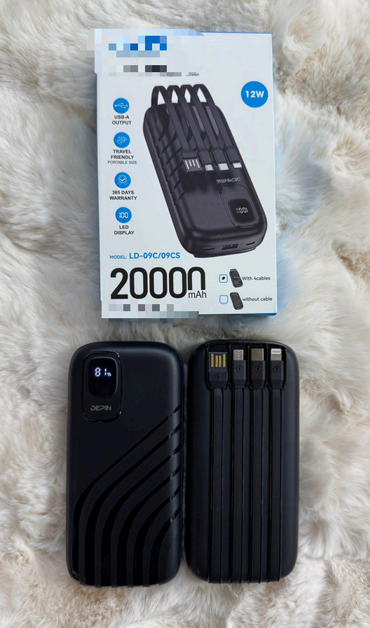 Type-C Wireless Charging Cable Set with 3 Connectors Fast Charging Li ...